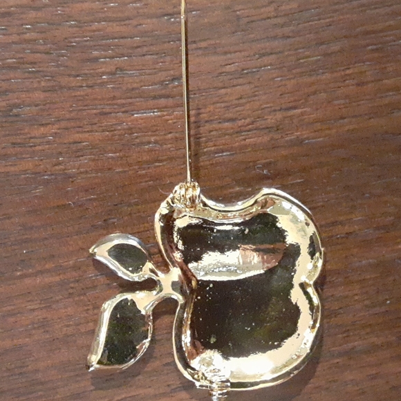 Jewels By Park Lane | Jewelry | Apple Brooch Jewels By Park Lane | Poshmark
